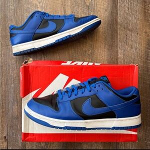 Nike | Shoes | Nike Dunk Low Hyper Cobalt Blue Black | Poshmark